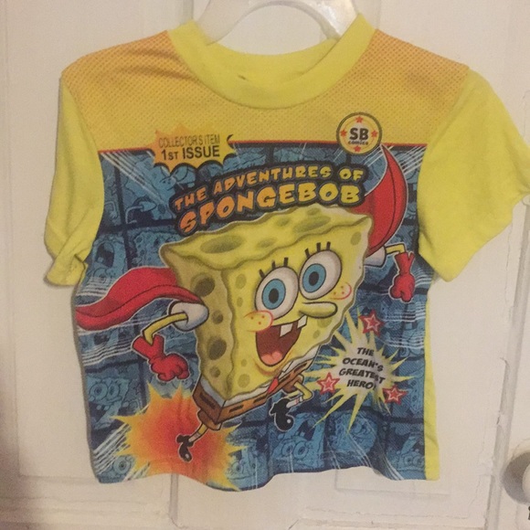 Pajamas | Spongebob Pj Top | Poshmark